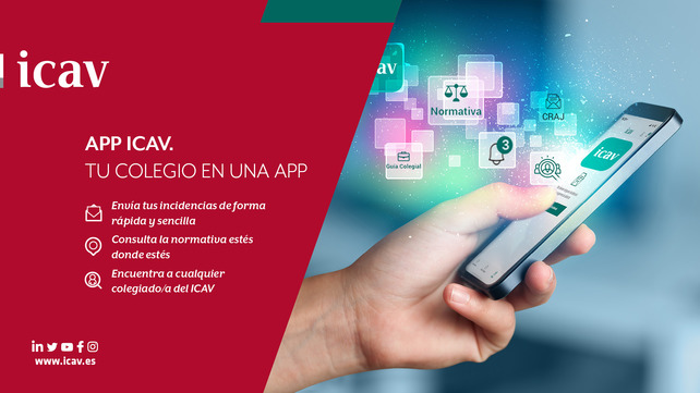 Todos los servicios de tu colegio en la APP ICAV - Ilustre Colegio de ...